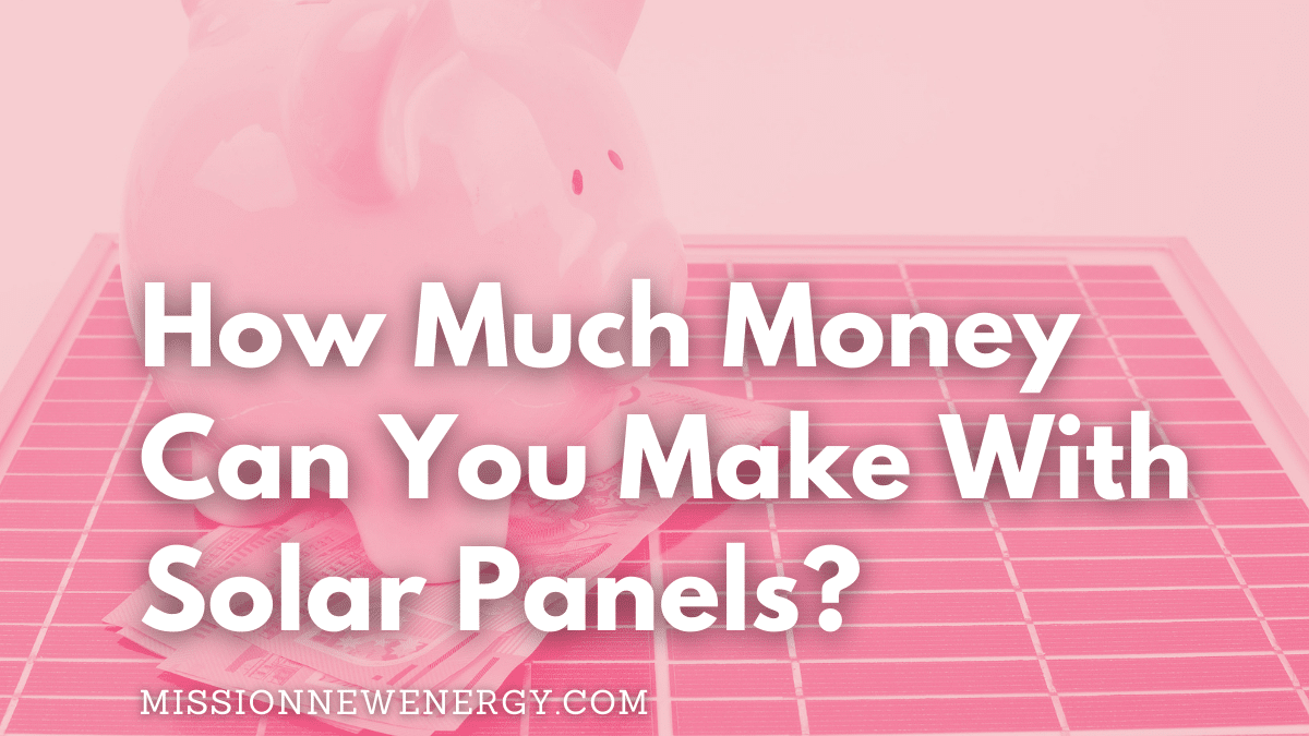 How Much Money Can You Make With Solar Panels? 2025 Advice